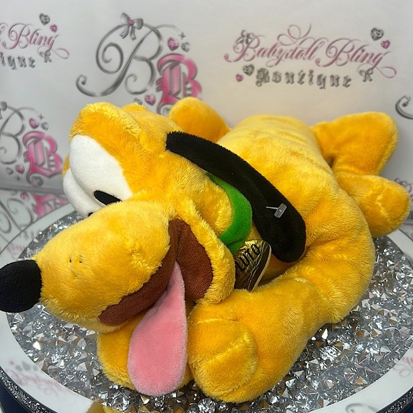 Disney | Toys | Disney Pluto Plush Stuffed Animal Toy Dog Stuffie Doggo ...